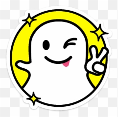 Snapchat Ghost Outline - Snapchat Clipart Full Size Transparent ...
