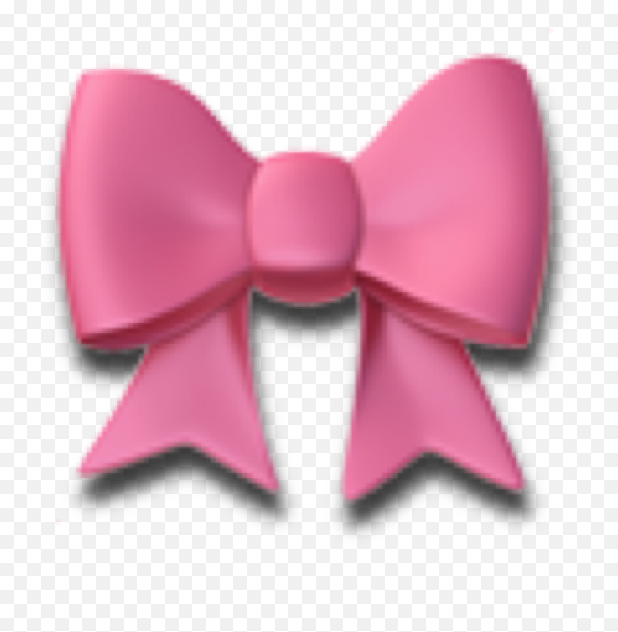 Bow Pinkbow Pinkemoji Emoji Emojibow Transparent Pink Bow Emoji Png 