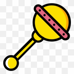 Babygirl Baby Rattle - Baby Rattle Clip Art Emoji,Baby Rattle Emoji ...