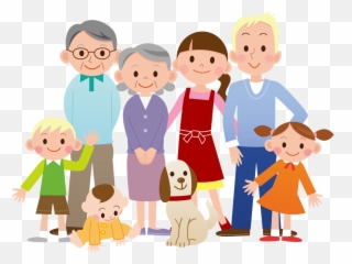 Families Clipart Extended Family - Family Clipart Emoji,Family Emoji ...