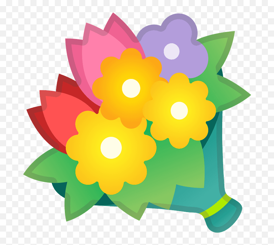 Bouquet Emoji Clipart - Flower Bouquet Emoji,Sunflower Emoji - free ...