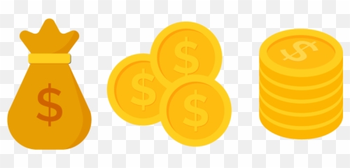 Coins Vector Image - Transparent Coin Vector Png Emoji,Coins Emoji ...