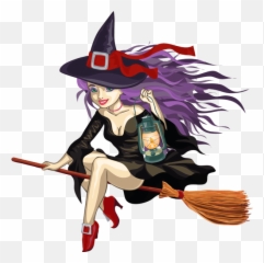 Aesthetic Witch Wiccan Witchcraft - Cartoon Emoji,Emoji Witch - free ...