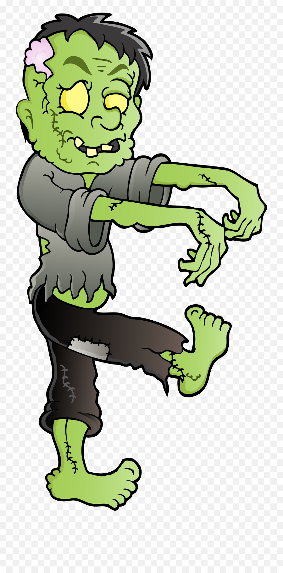 Transparent Background Kid Friendly Zombie Clipart Transparent