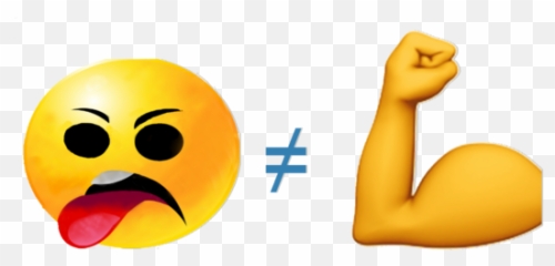 Strong Smiley - Muscle Smiley Emoji,Strong Emoticon - free transparent ...