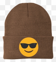 Cute Emoticon Wearing Cap - Baseball Cap Emoji Wearing A Hat,Cap Emoji ...