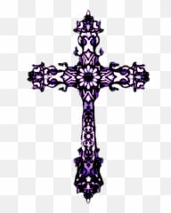 Cross Purple - Cross Emoji,Purple Cross Emoji - free transparent emoji ...