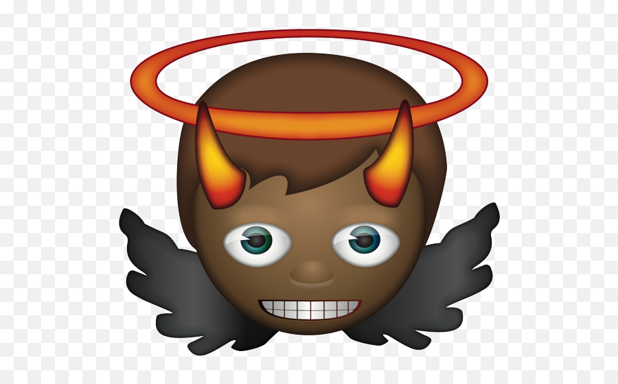 Fallen Angel Boy - Cartoon Emoji,Where's The Angel Emoji - free ...