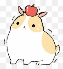 Cute Kawaii Life Japan Bunny Freet - Cartoon Emoji,Japanese Bunny Emoji ...