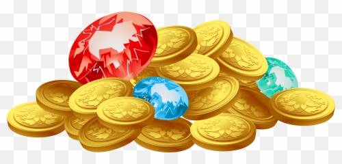 Coins Vector Image - Transparent Coin Vector Png Emoji,Coins Emoji ...