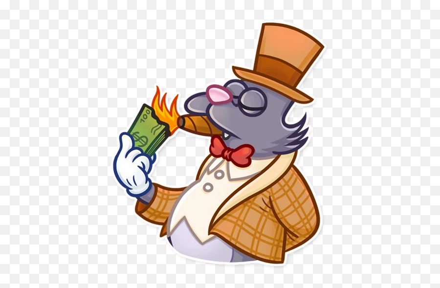 Itchy And Scratchy Stickers - Live Wa Stickers Fictional Character ...