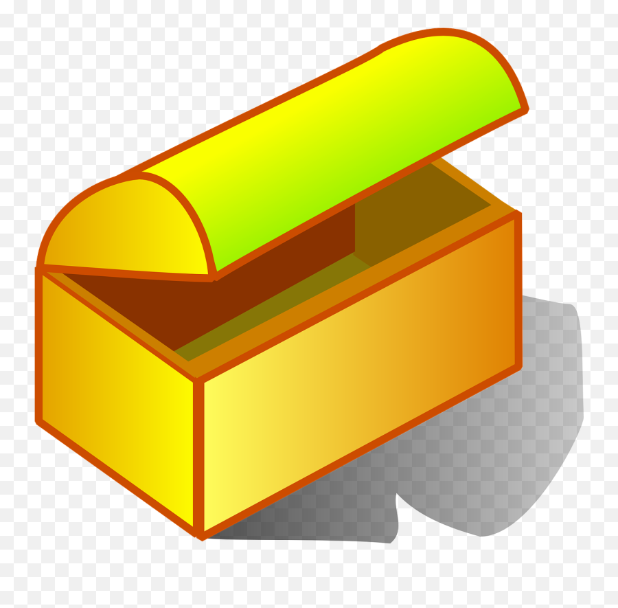 Chest Box Pirate Wooden Wood - Open Toy Box Clipart Emoji,Treasure ...