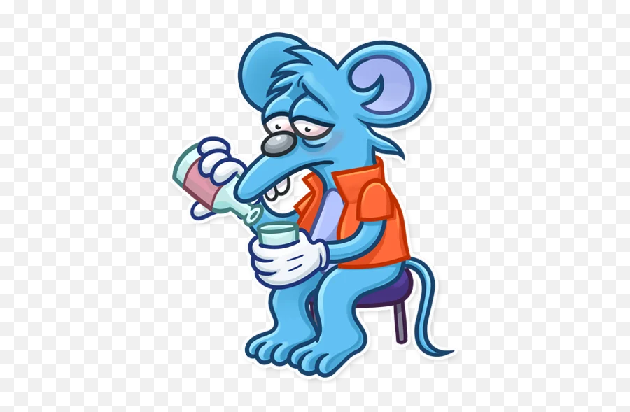 Itchy And Scratchy Stickers - Live Wa Stickers Fictional Character ...