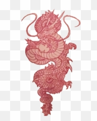 Red Dragon Mascot Sticker - Illustration Emoji,Red Dragon Emoji - free ...