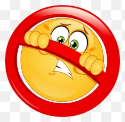 Emoji Emojisticker Sticker Stickers No Smiley Stop Free - Stickers Stop ...
