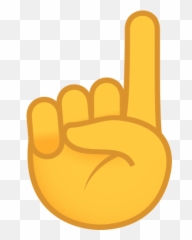 Pointing Finger Emoji Clipart - Illustration,Pointing Finger Emoji Png ...