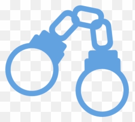 Criminal Clipart Handcuff Criminal - Hand Cuff Png Emoji,Hand Cuff ...
