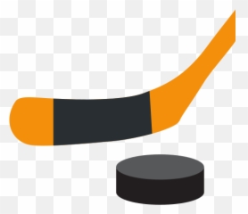Hockey Puck And Stick Transparent Png - Ice Hockey Black Stick Emoji ...