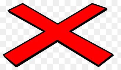 Free transparent cross mark emoji images, page 1 - emojipng.com
