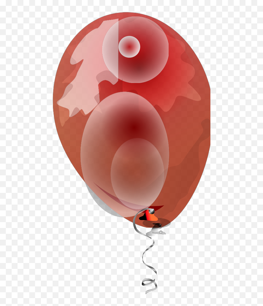 Red Balloon Png Svg Clip Art For Web - Download Clip Art Balloon Emoji ...