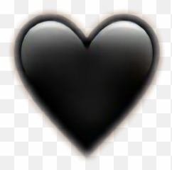 Download - Heartbreak Emoji Transparent,Iphone Black Heart Emoji - free ...