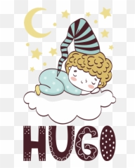 Freetoeditftestickers Clipart Baby Cloud Nighttime - Png Of Sleeping ...