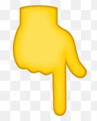 Pointing Down Image Library Stock - Finger Pointing Down Clipart Emoji ...