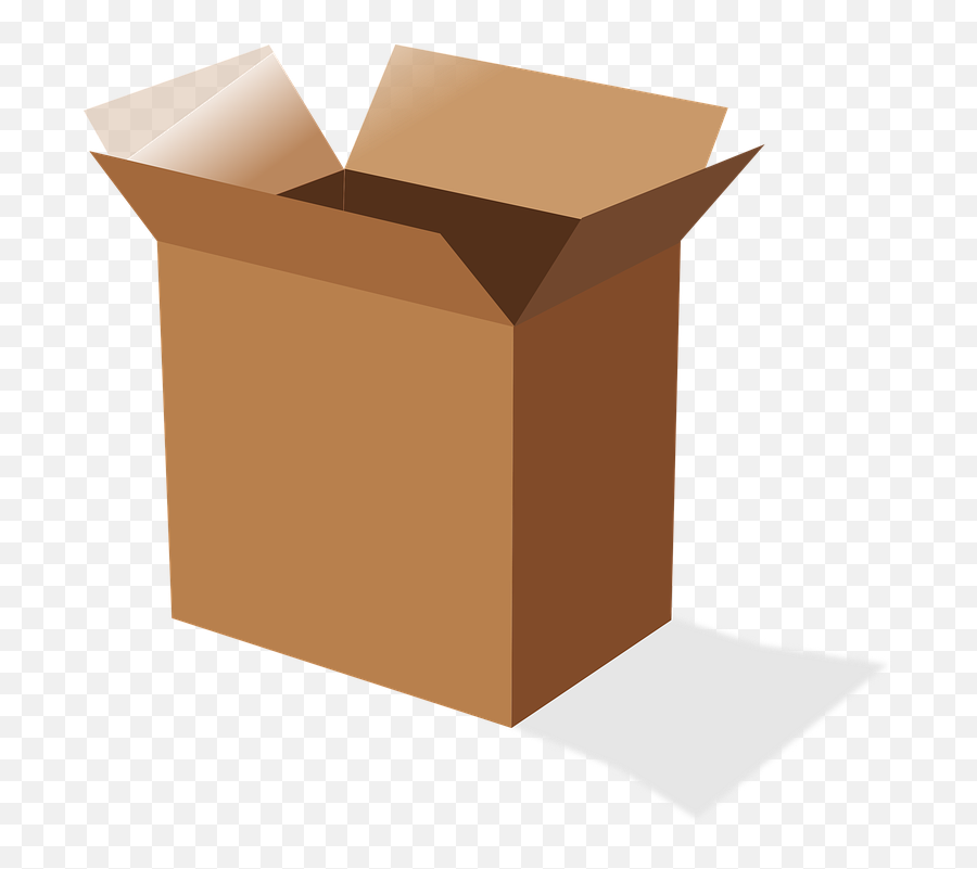 Cardboard Box Cookie Box Clip Art Emoji Empty Box Emoji Free