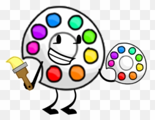 Creative Clipart Paint Palette - Object Lockdown Paint Palette Emoji ...