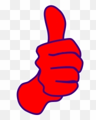 Clip Art Thumbs Up - Clipartsco Clipart Thumbs Up Red Emoji,Large ...