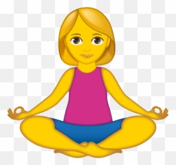 Free transparent meditating emoji images, page 1 - emojipng.com
