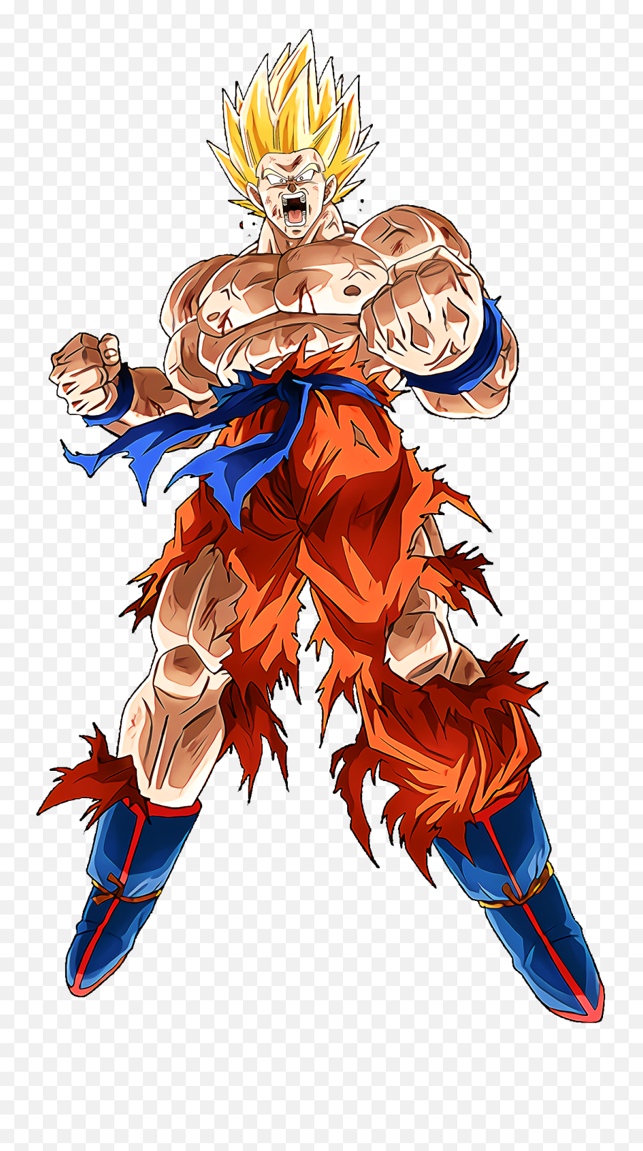 Zealous Roar Super Saiyan Goku Render - Zealous Roar Super Saiyan Goku ...