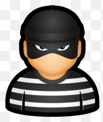 Free transparent robber emoji images, page 1 - emojipng.com