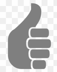 Gray Thumbs Up Icon - Thumb Up Icon Gif Emoji,Thumbs Up Emoji Black And ...