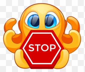 A Message To The Rainbow Bridge - Emoji Please Stop,Stop Sign Emoji ...