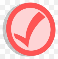Free transparent red check mark emoji images, page 1 - emojipng.com